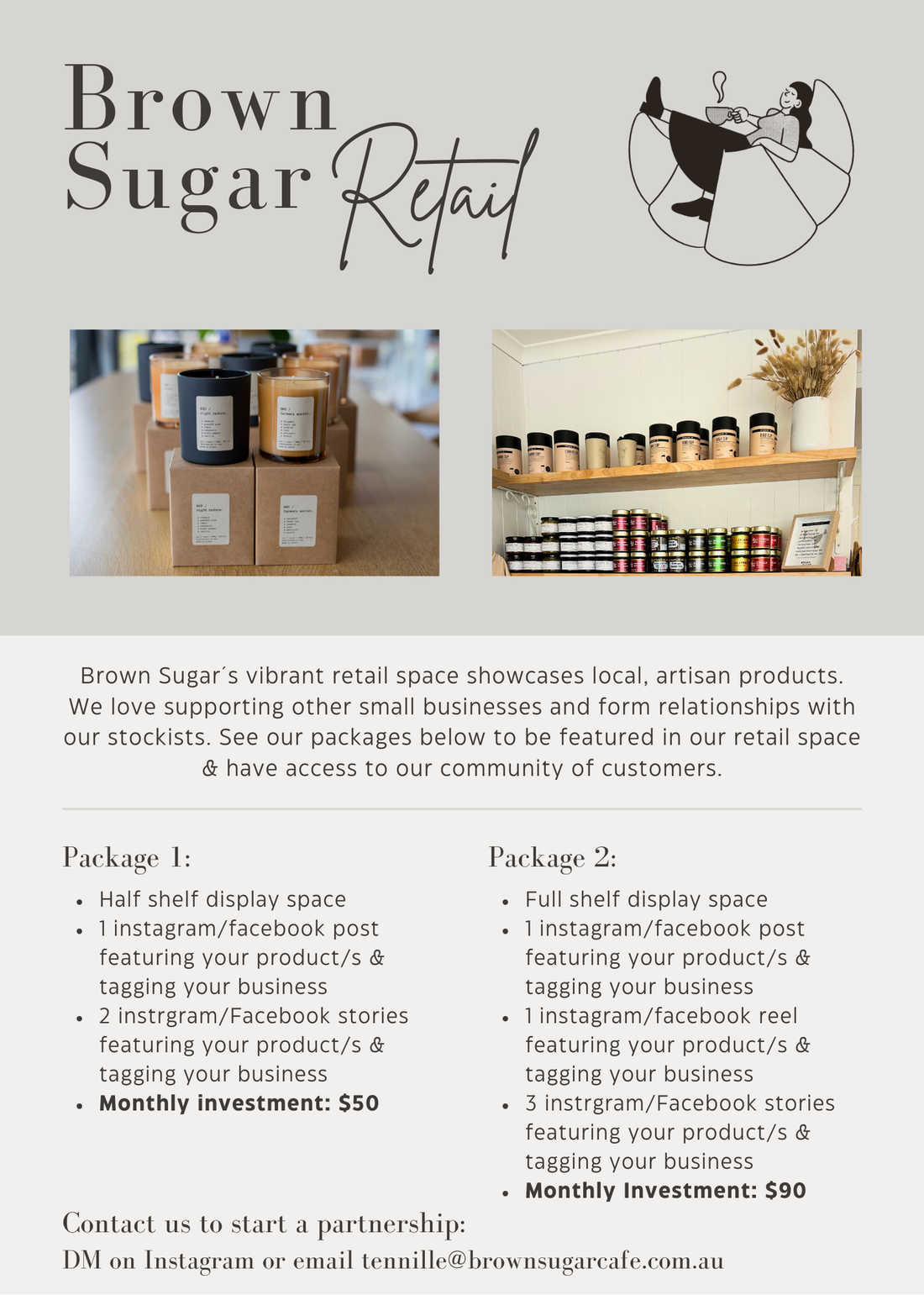 Retail Opportunities – Brown Sugar Cafe